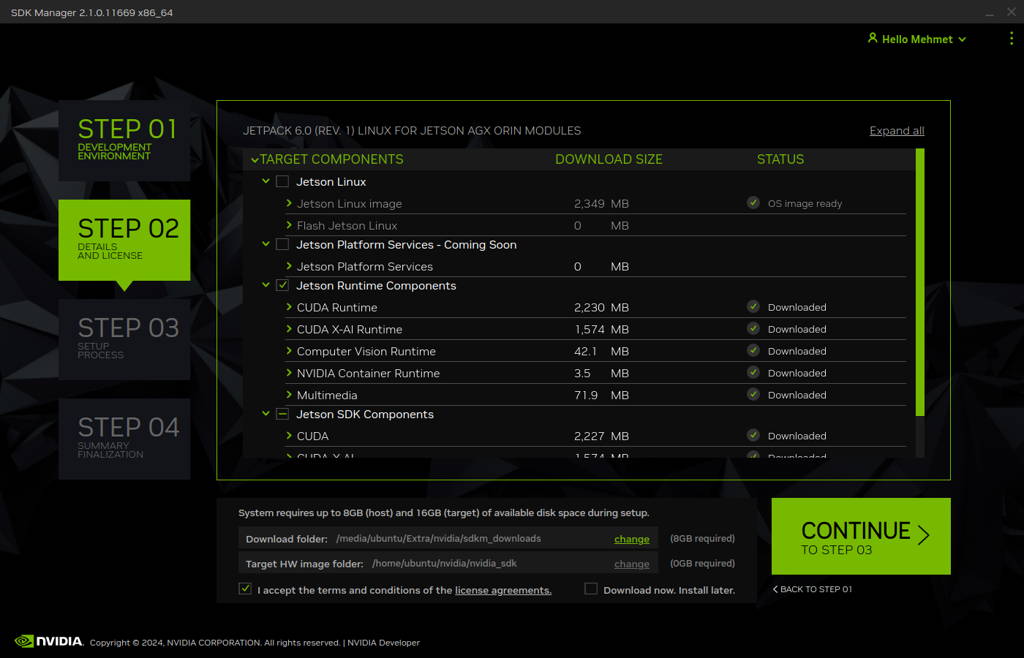JetPack-6.x Installation for DSBOARD-AGXMAX